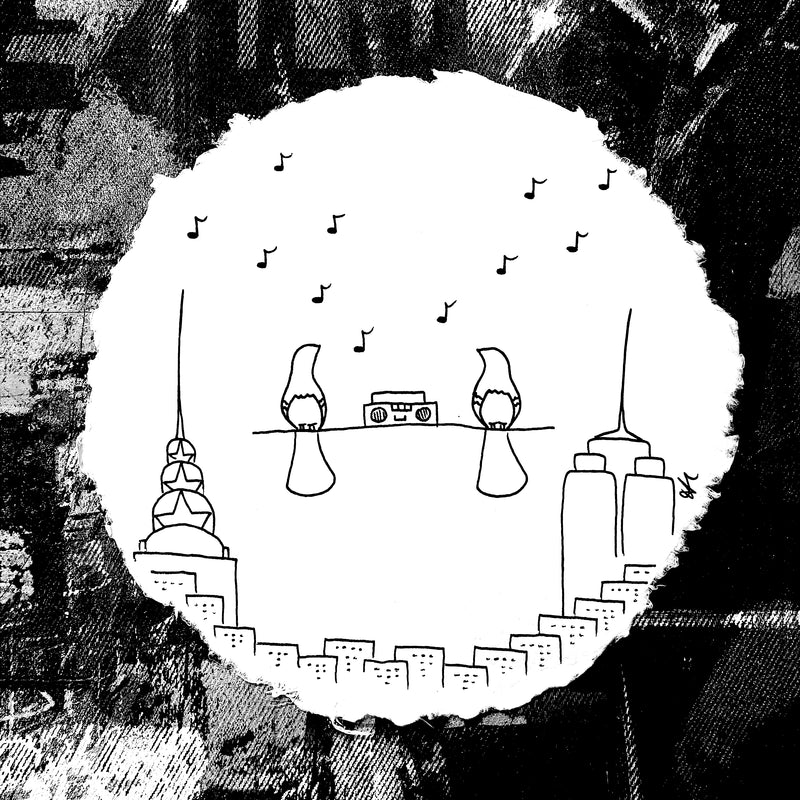 Boom Box Stoop Pigeons – Pigeonbepigeon